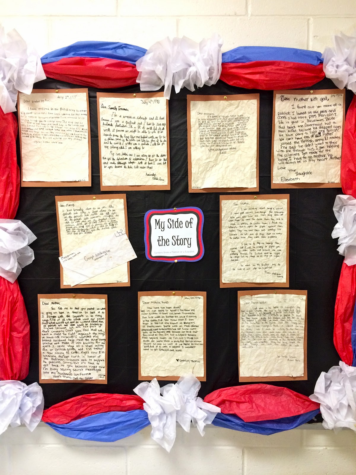 the ART of learning: DIY//Tissue Paper Border