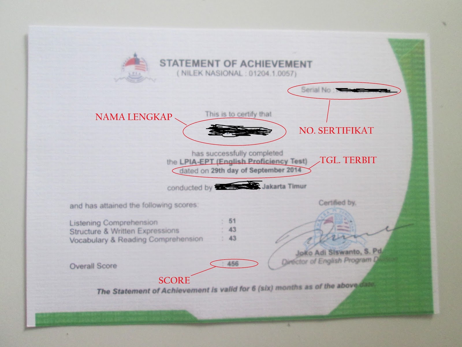 TOEFL Untuk CPNS: Jasa Pembuatan TOEFL EPT