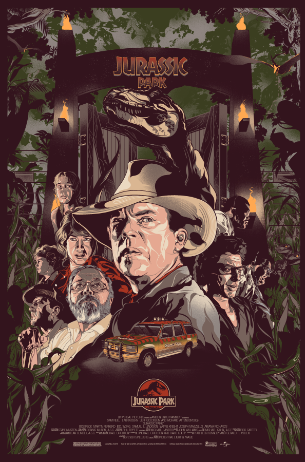 Geek Art Gallery Posters Jurassic Park