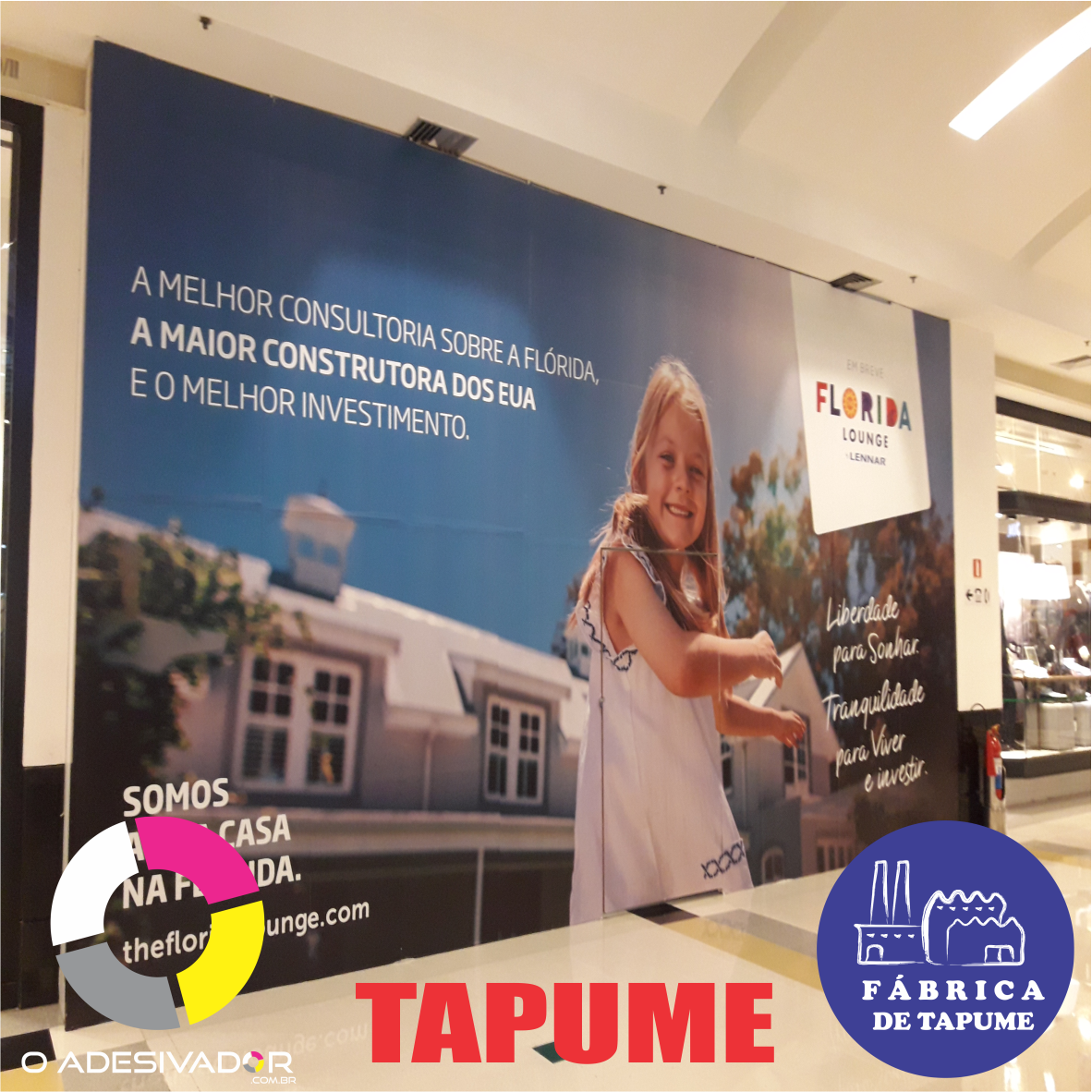 TAPUMES PARA LOJAS PARA OBRAS EM SHOPPINGS