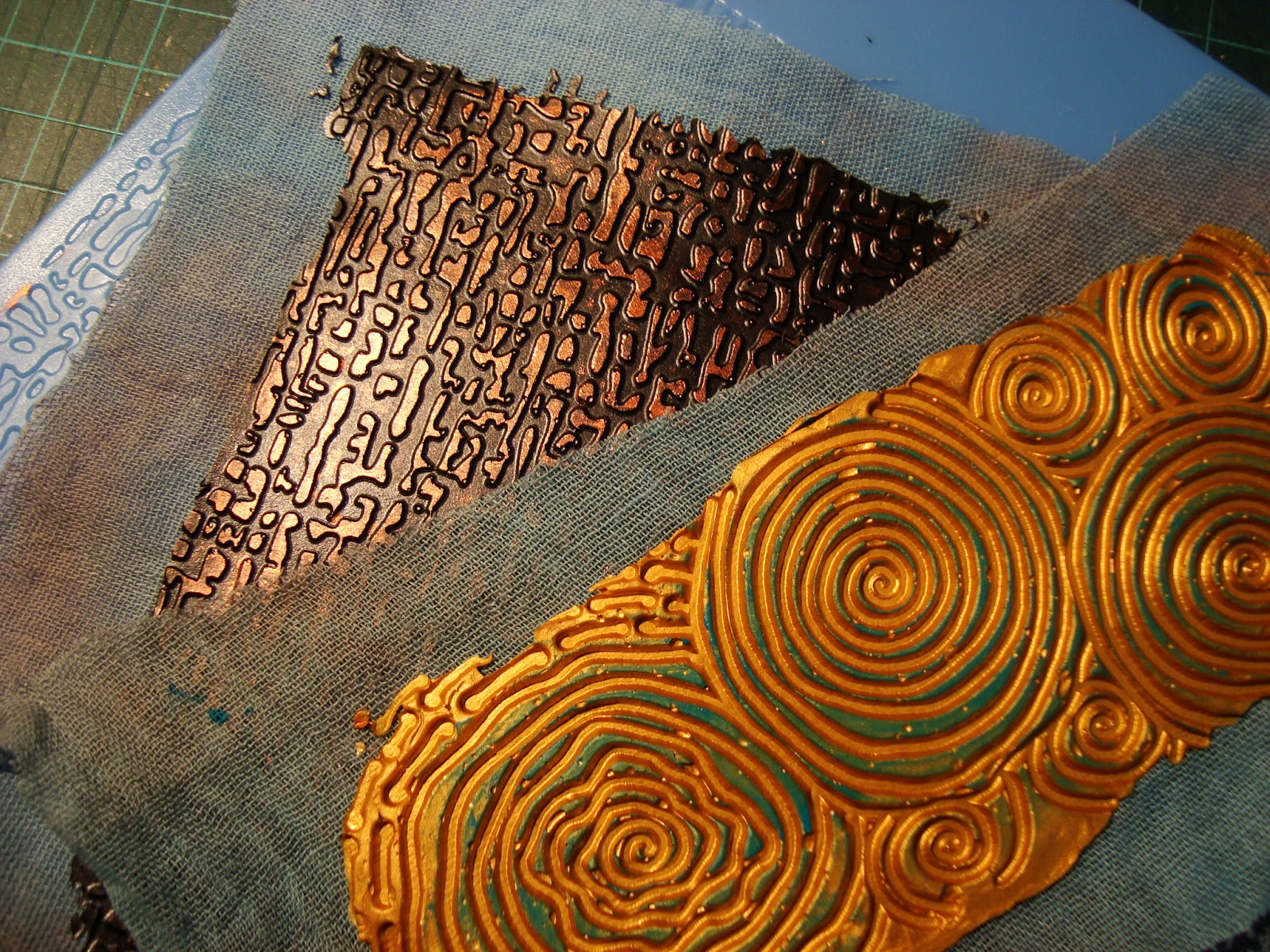 Textile Butterfly: South Sea Journey with "Soft Form Relief Paste"