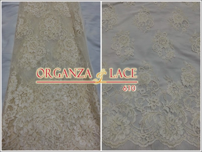 Organza and Lace - The Fabulous Fabric Store: Kain Lace (Semi French ...