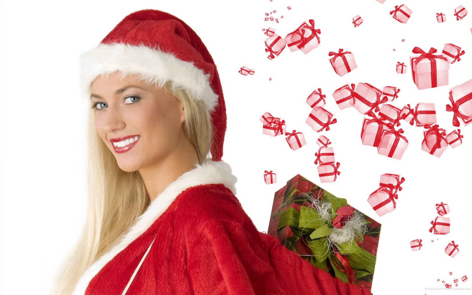 World Desire Bikini Girls: Christmas costumes wear bikini girls