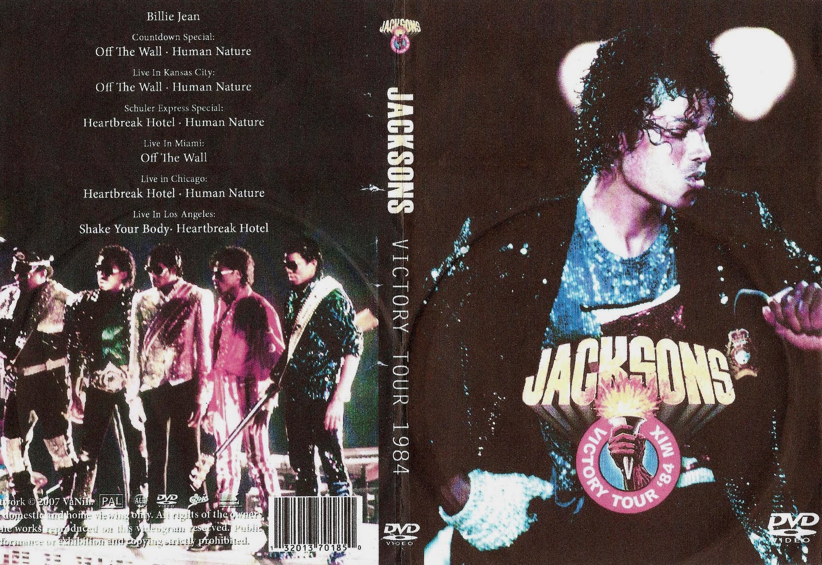 BANCA DO ROCK Rock Concert DVD: 2026 - DVD JACKSONS 1984 - BOOTLEG