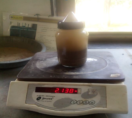 how to find specific gravity of fine aggregate