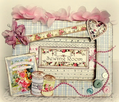 Creating from the Heart: ♥ Sewing Room Frame ♥
