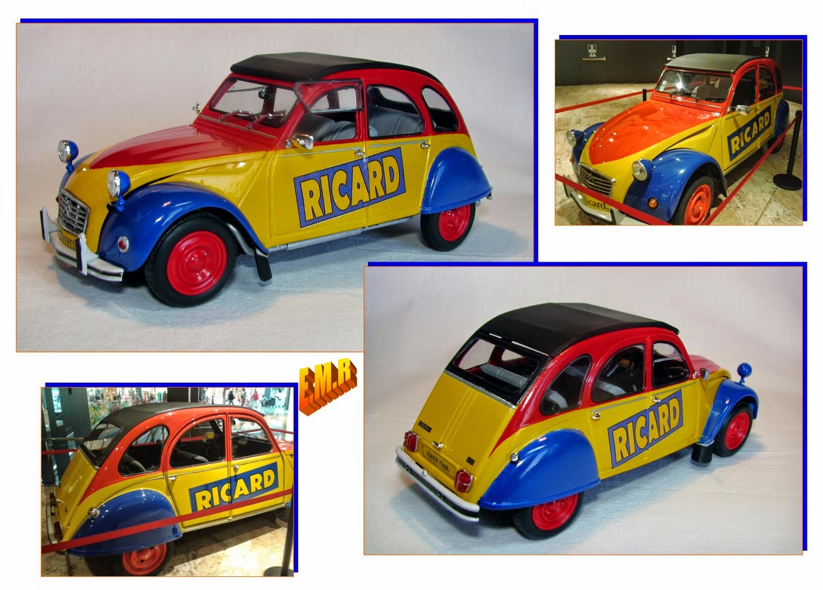 En Modèle Réduit: 2 CV "RICARD" Tamiya ech 1/24