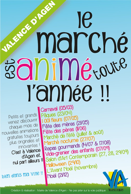 Mairie de Valence d'Agen et ses animations commerciales