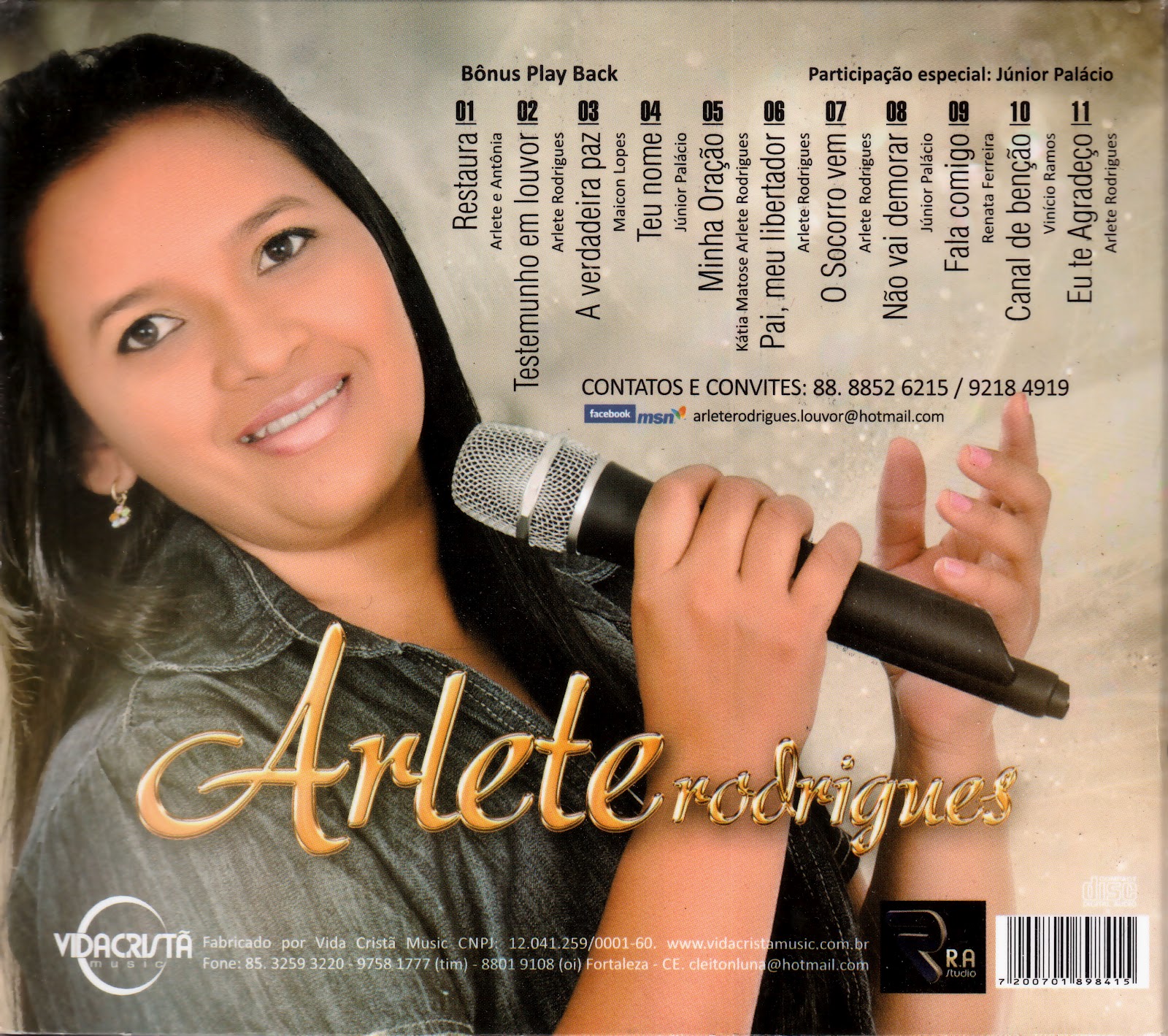 1ª Igreja Batista em Groaíras: CD Restaura da cantora Arlete Rodrigues