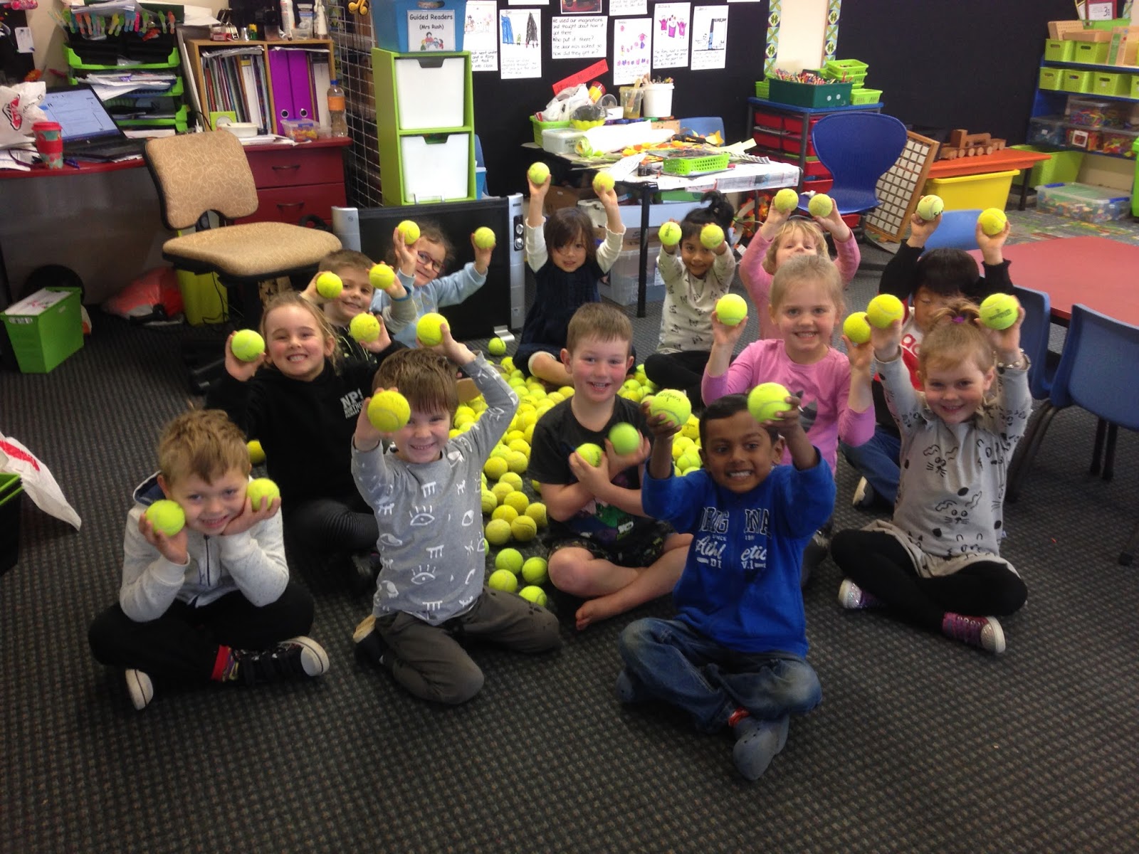 Room 7 @ Tui Learners 2017: Tennis Ball Maths!