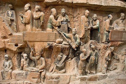 Patrimonio de la Humanidad: Esculturas rupestres de Dazu. China 1999