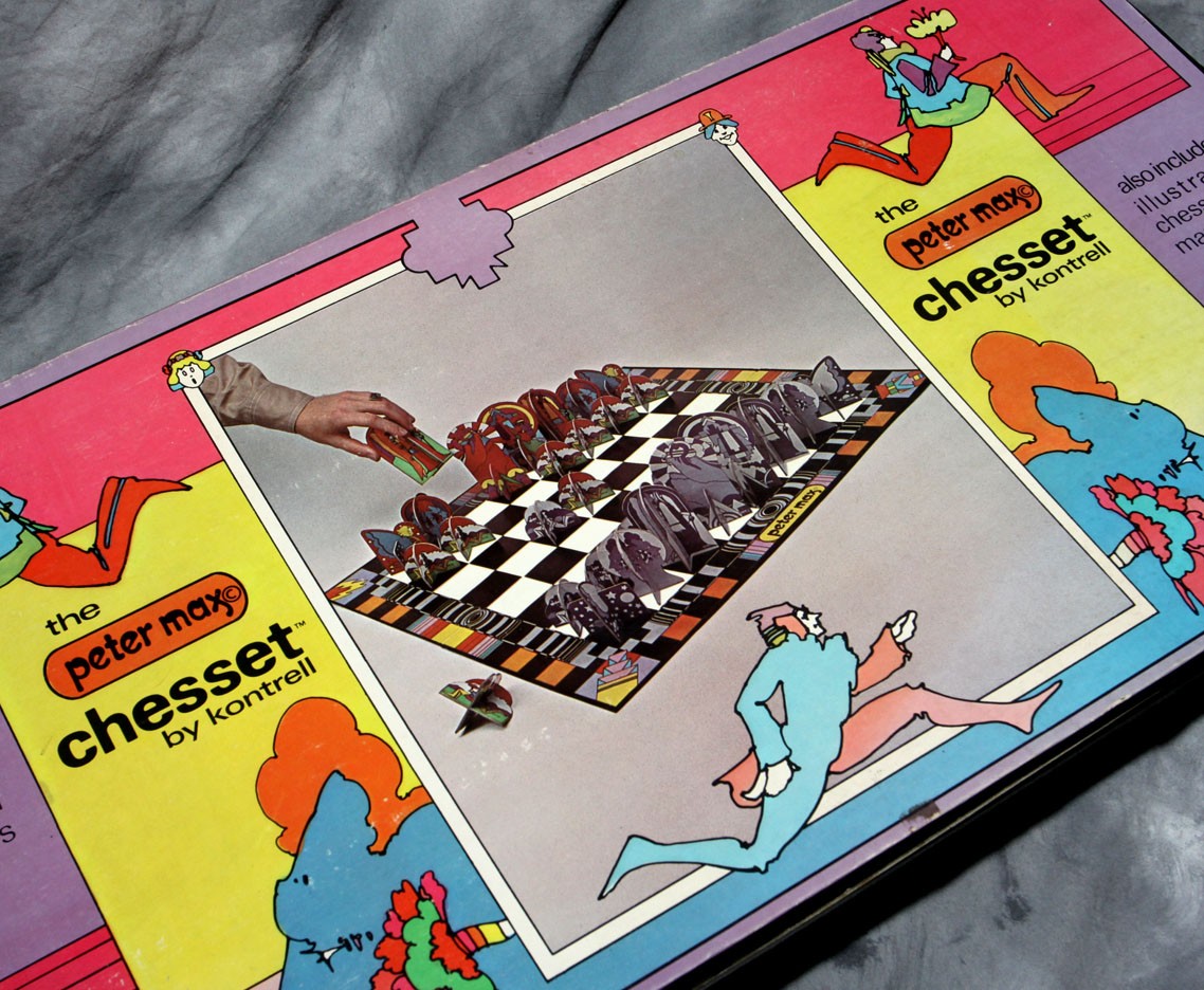 The Max Collector: EXOTIC AND UNIQUE CHESS SET by KONTRELL for PETER MAX