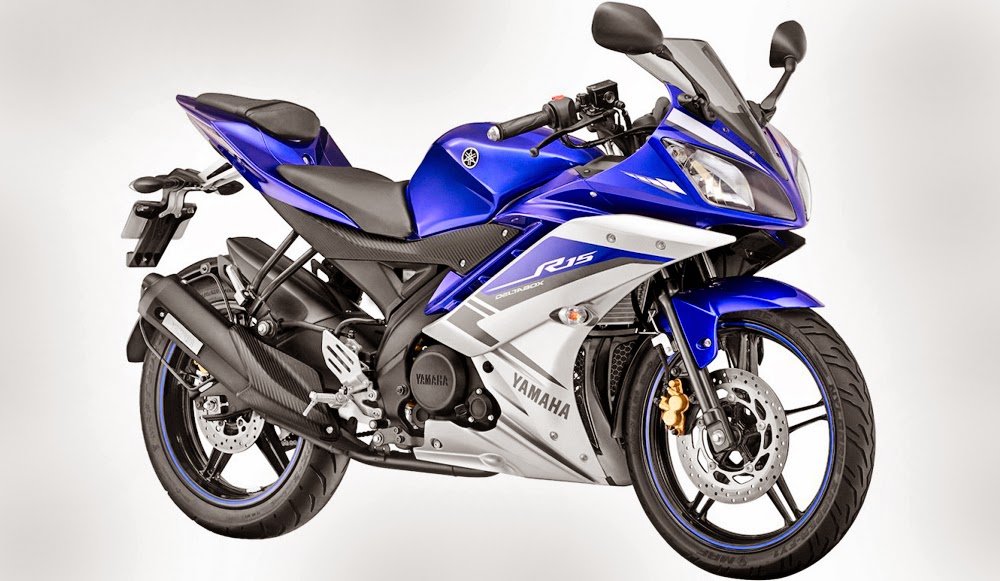 Tampilan 2 Warna Baru Yamaha YZF R15 Terbaru 2015