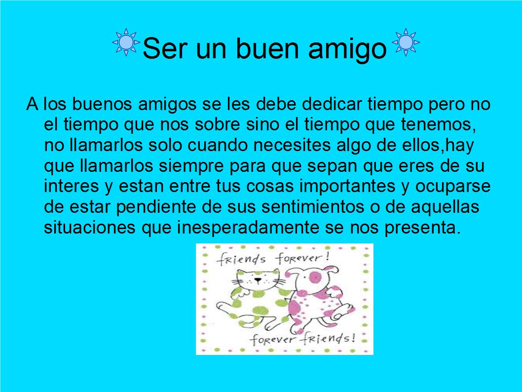 DESAFIOS EDUCATIVOS: El verdadero significado de la amistad