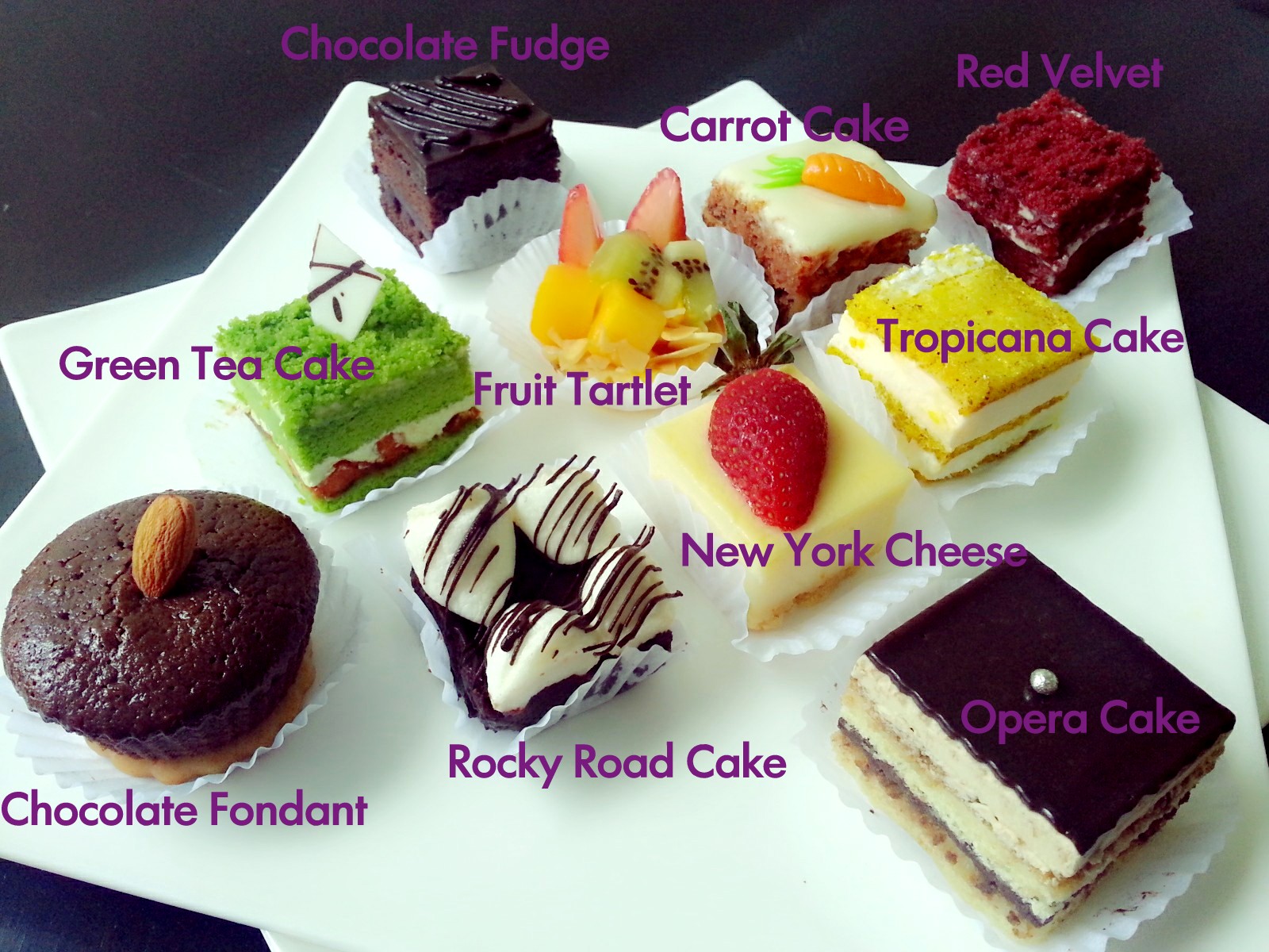 Vanilla Pastry: Assorted Mini Cakes by Vanilla Pastry Kuching
