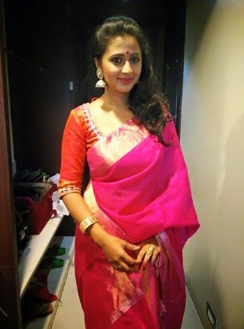 Kaniha In Pink Saree - South Indian Culture