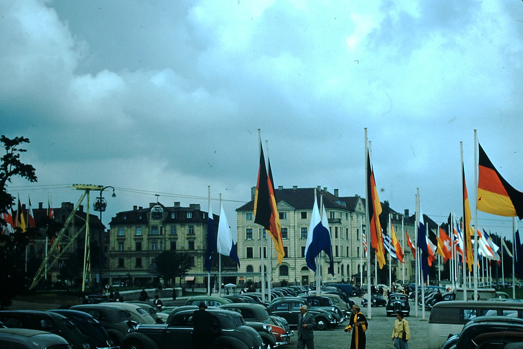West Germany in Post-World War II: 25 Color Snapshots Capture Street ...