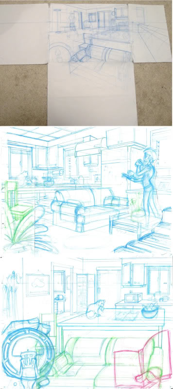 Rough Work (Layout and Personals) | Alison's Art Blog