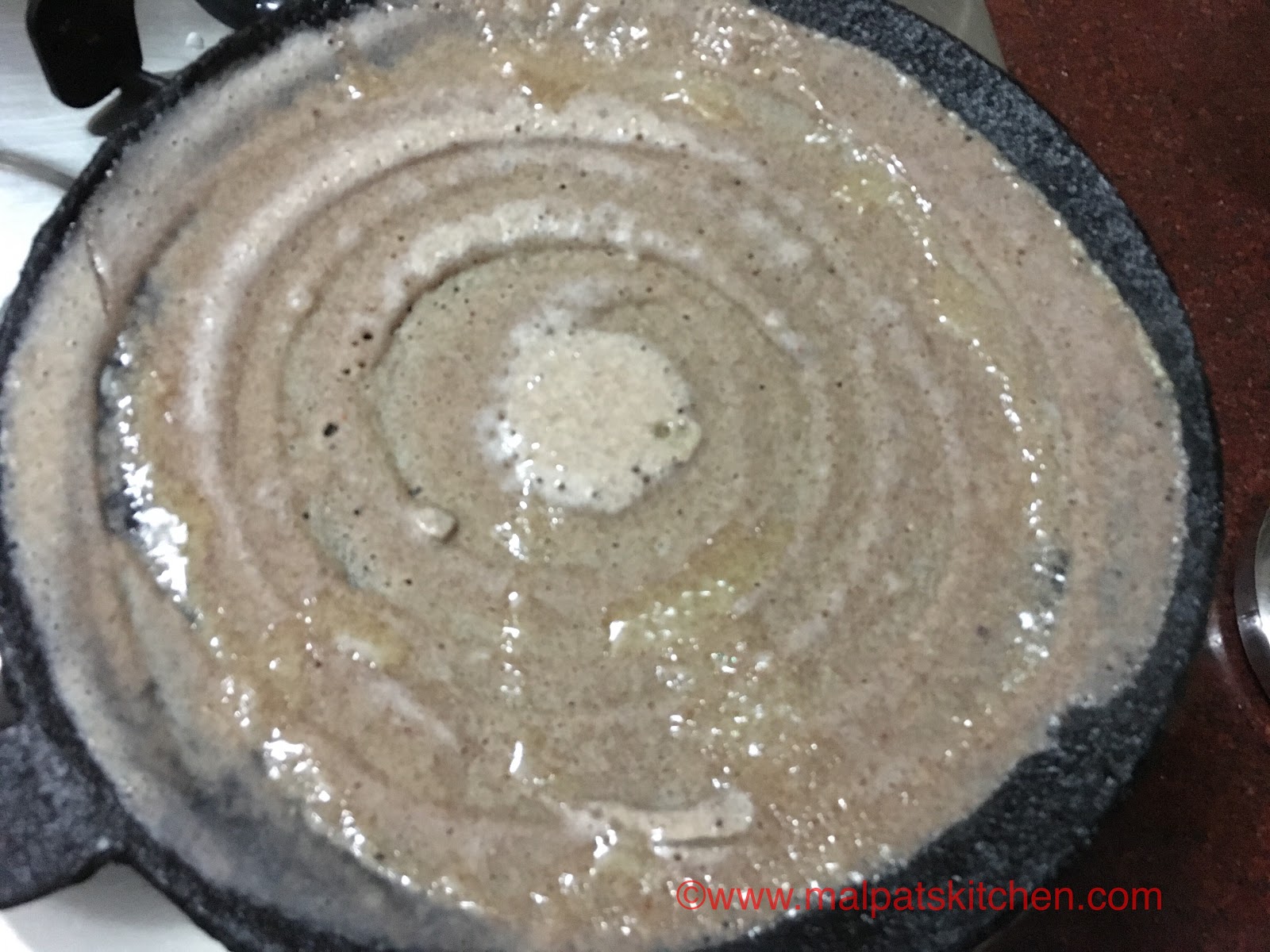RAGI-POHA DOSA, how to make finger millet-flat rice crepes ~ Malpats ...