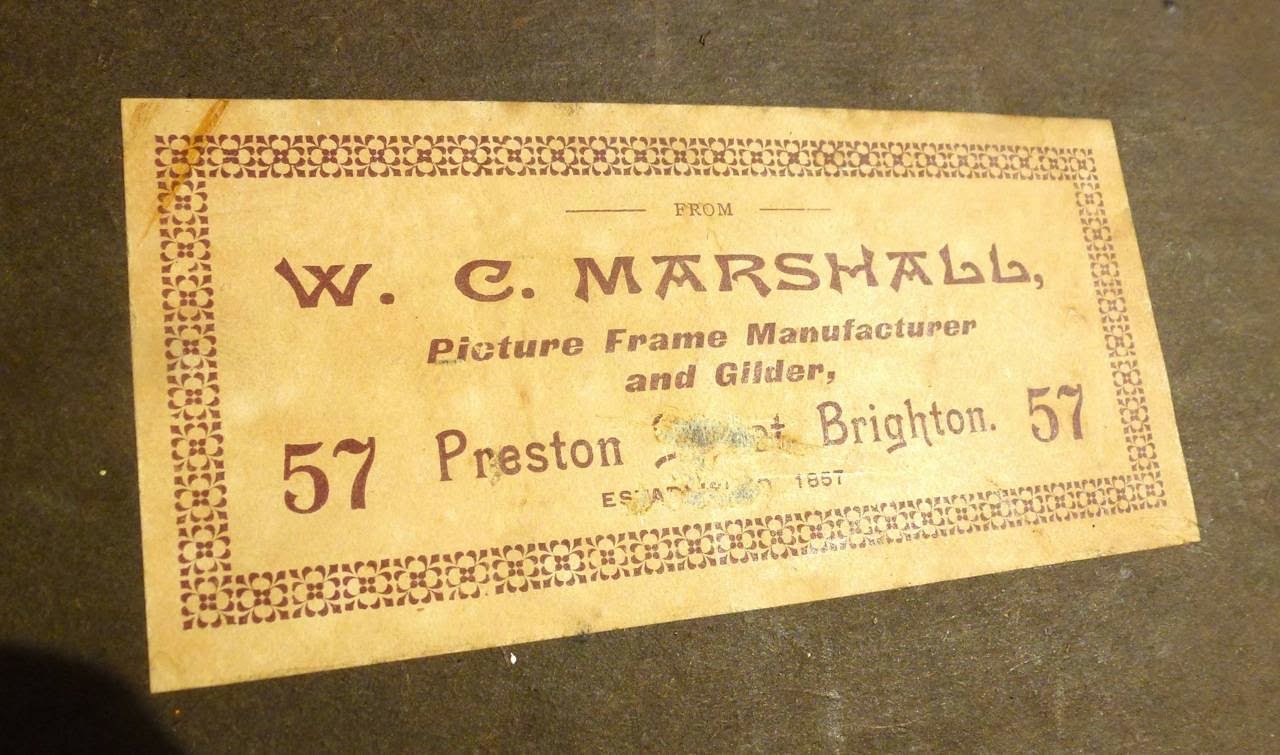 Picture Frame Labels: W.C. Marshall