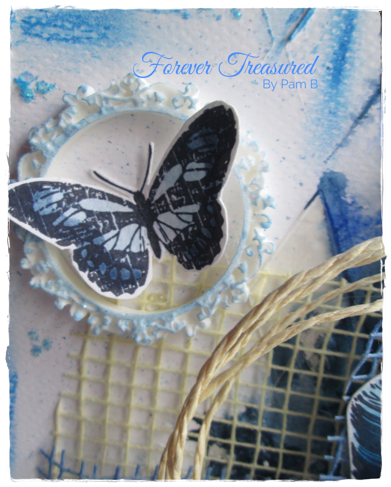 14 Craft Bar: Shades of Blue Card.