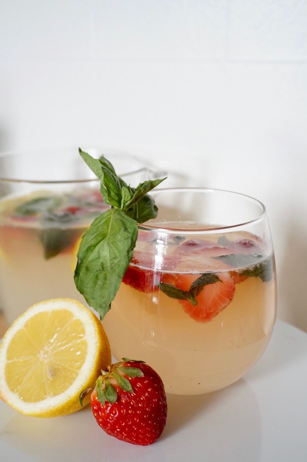 Strawberry Basil Lemonade - TfDiaries