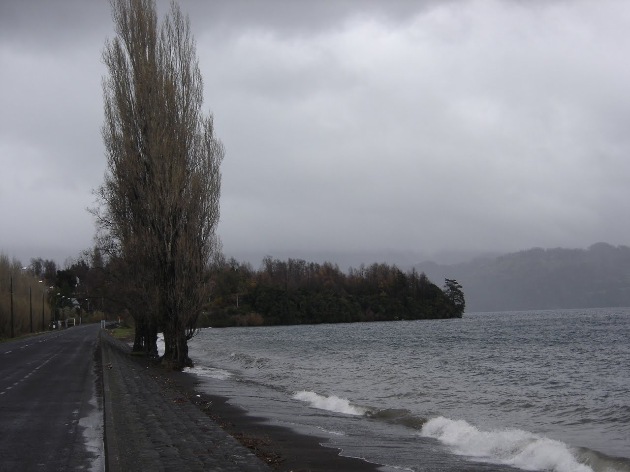Destino Coñaripe: Playa de Pucura en invierno