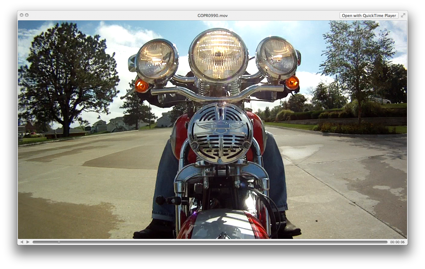 Modern Snapshot: How to use a GoPro tripod mount on a Harley Davidson