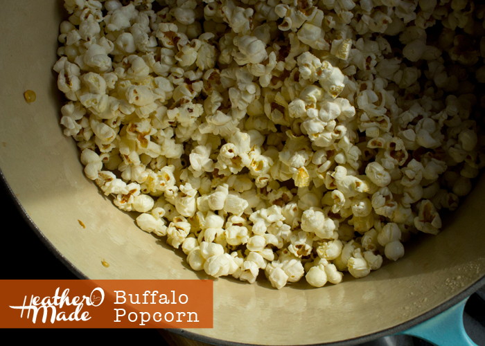 Heather O Made: Buffalo Popcorn