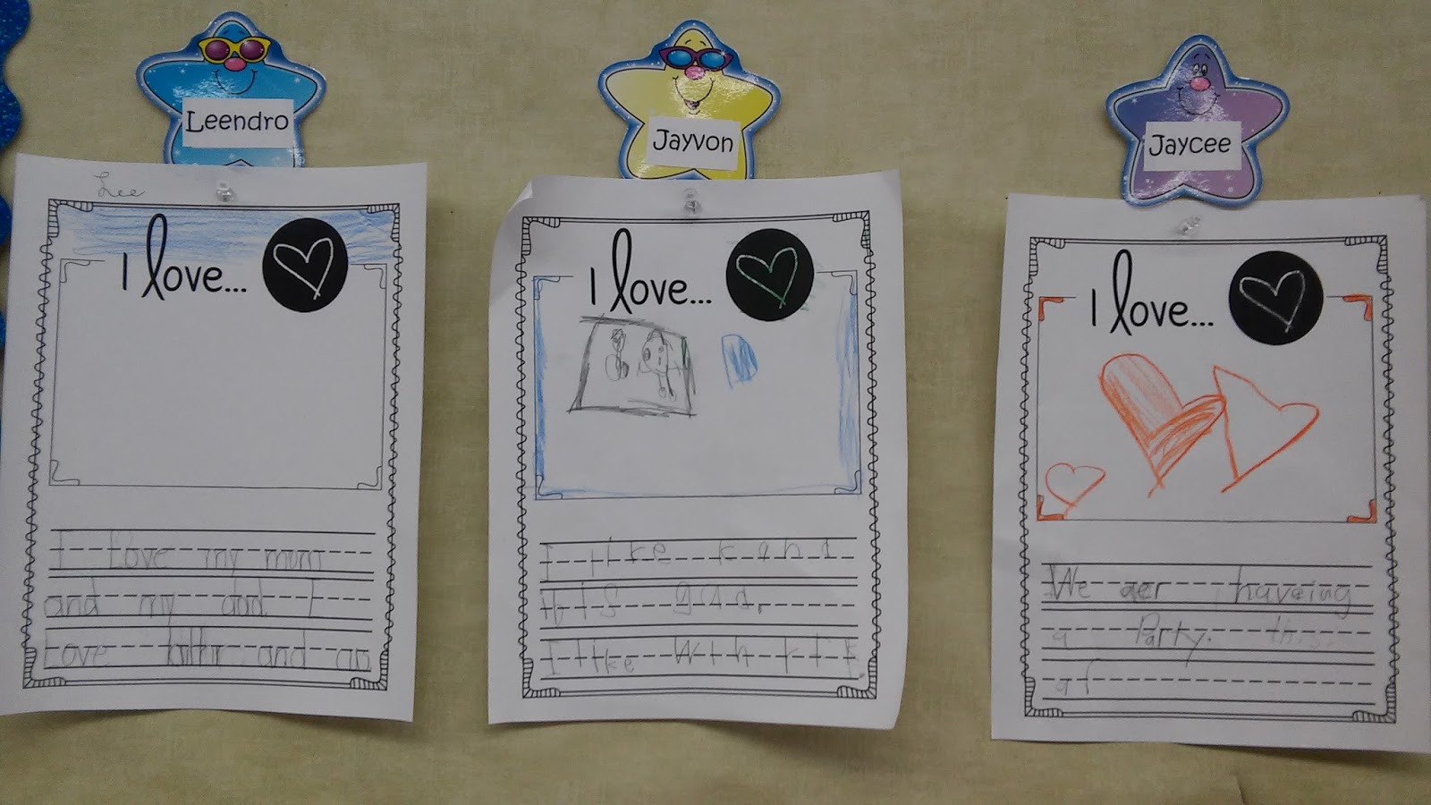 Ms. Anderson's Learning Blog!: LOVE Writing!