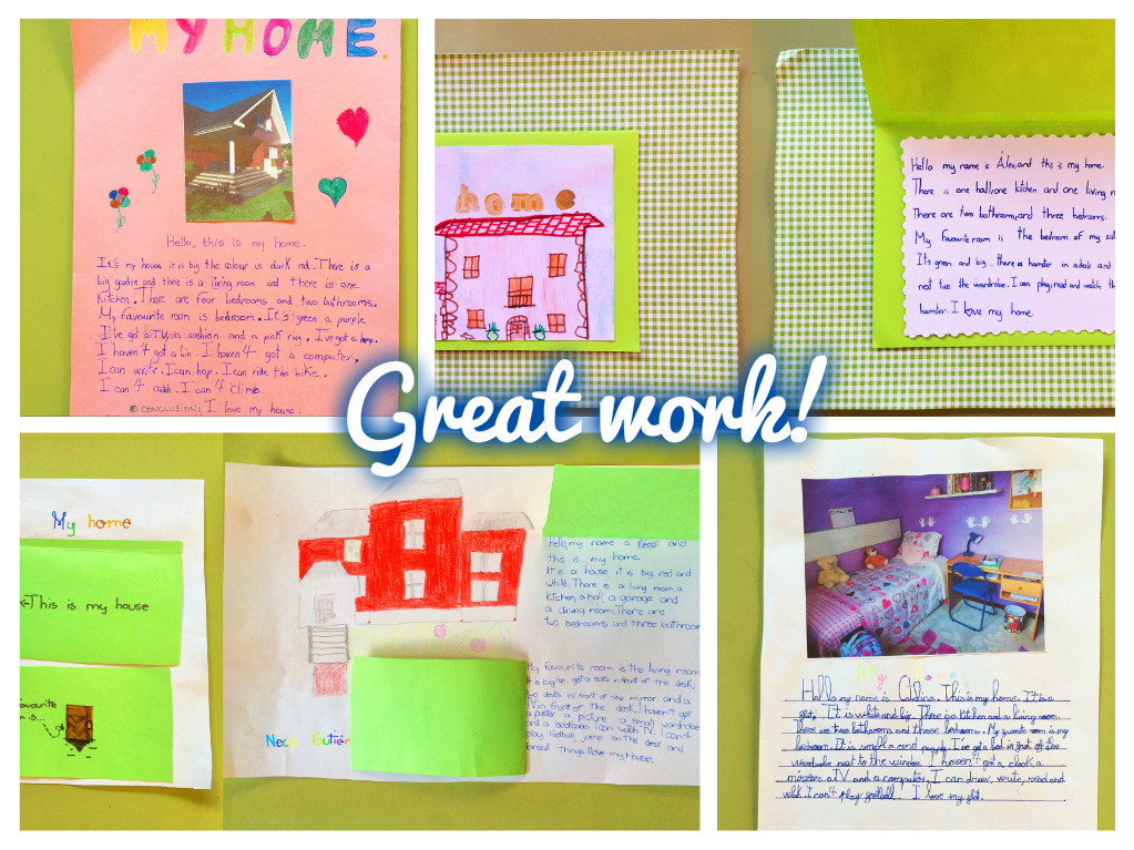English Corner del Colegio Público El Haya: Year 3 Projects: My home