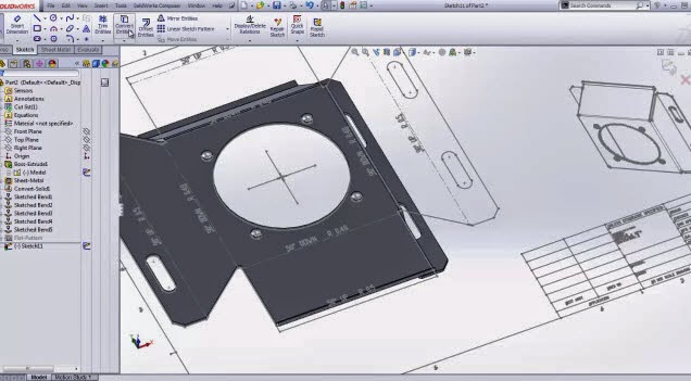 How to create 2D to 3D with SolidWorks Sheet Metal - SolidWorks Share