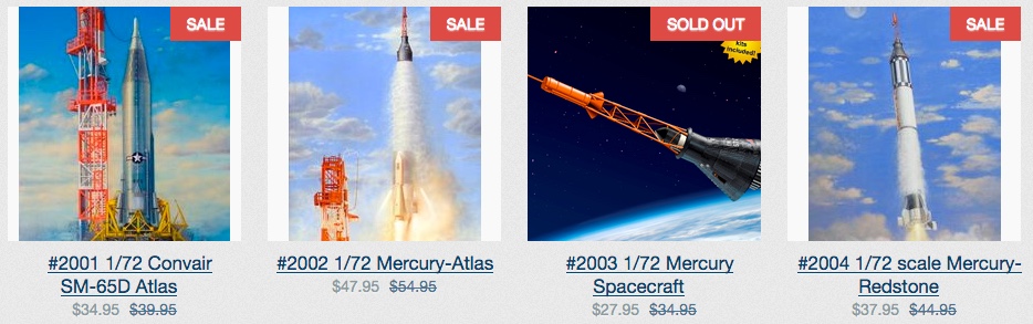The Modelling News: 1:72nd scale Mercury Atlas / Mercury Redstone ...