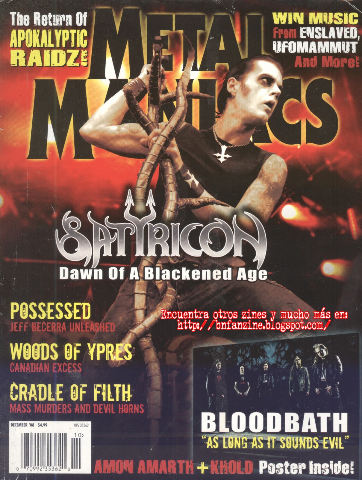 BN Fanzine: METAL MANIACS MAGAZINE.... ALGUNOS NÚMEROS RECIÉN HORNEADOS ...