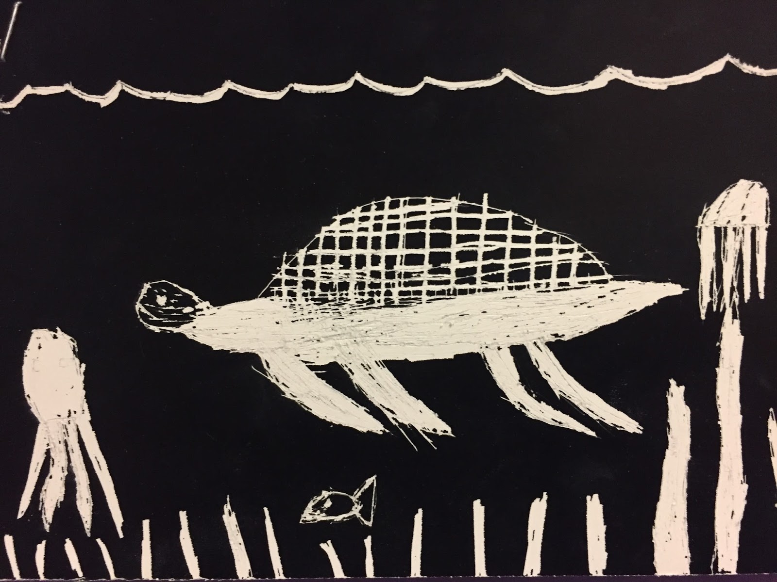 small batch art: 4th grade scratch art