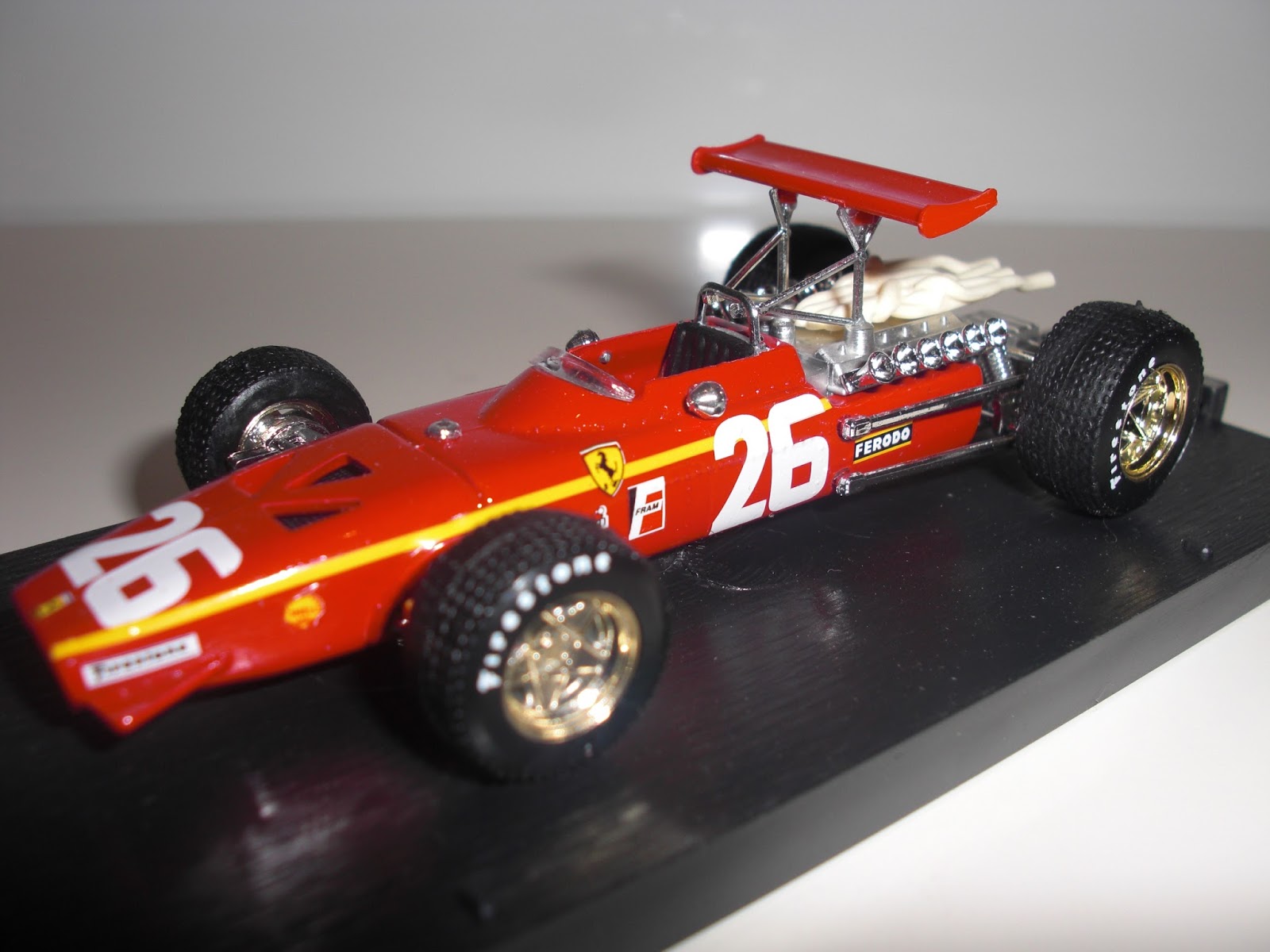 Conde Baracca: Ferrari 312 F1 #26 GP France 1968 Winner Jacky Ickx by Brumm