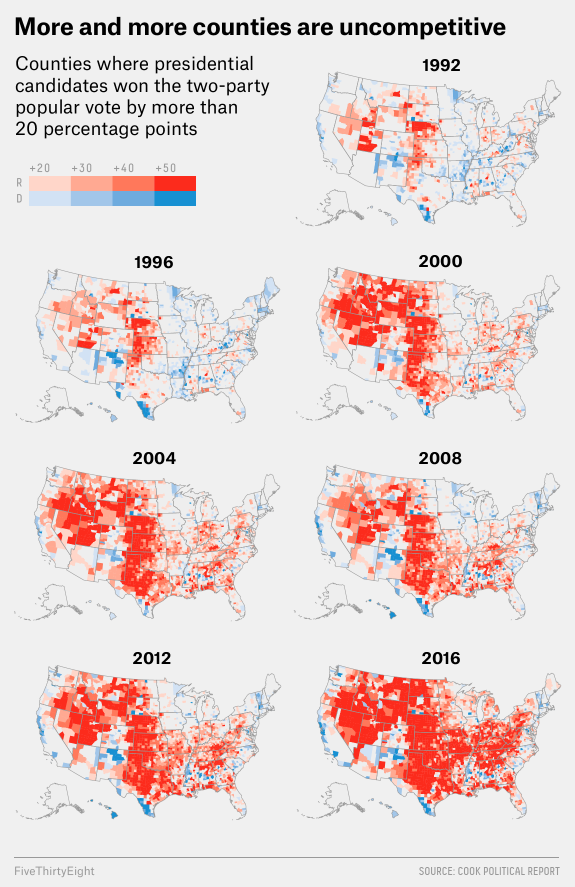 The Rural Blog: County-level political divide separating rural and ...