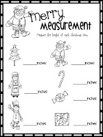 A Tale of 2 First Grades: Merry Measurement, Where's My Desk, and a Freebie