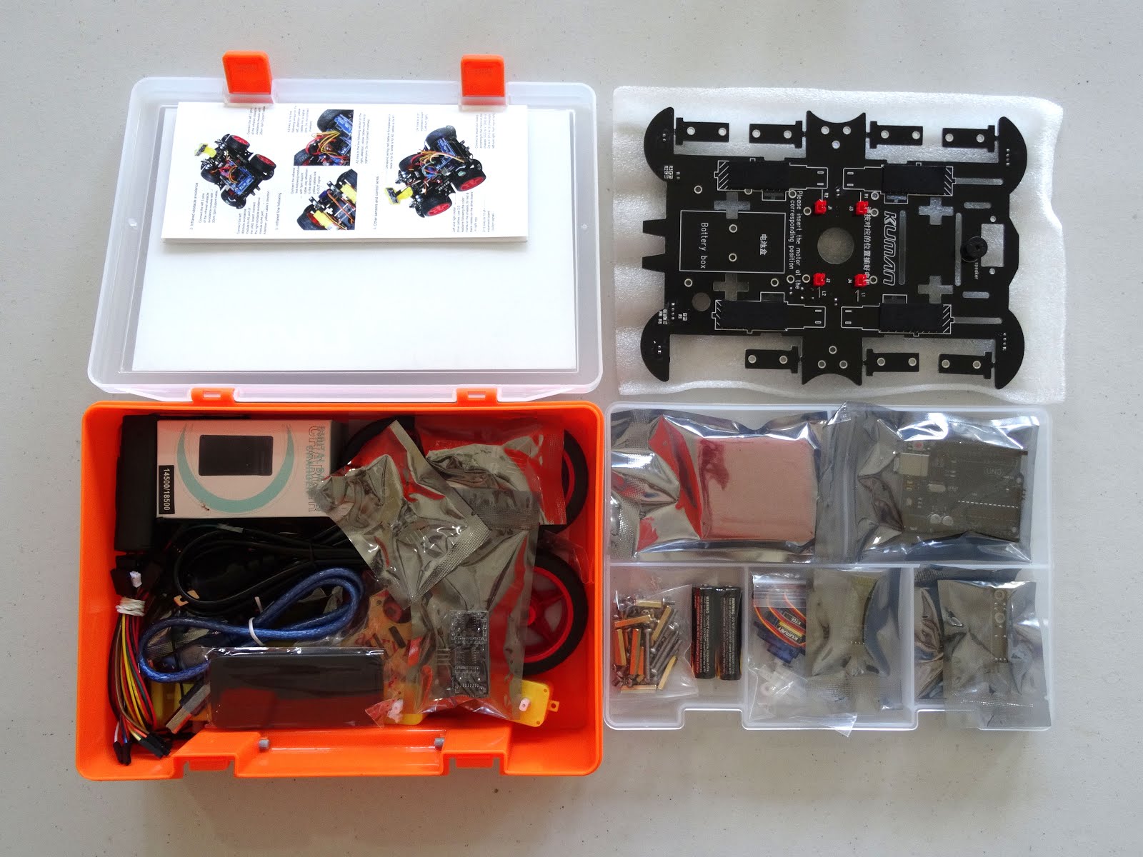 Mitov Software: Just received new cool SM11 Arduino Robot KIT from Kuman for the Visuino ...