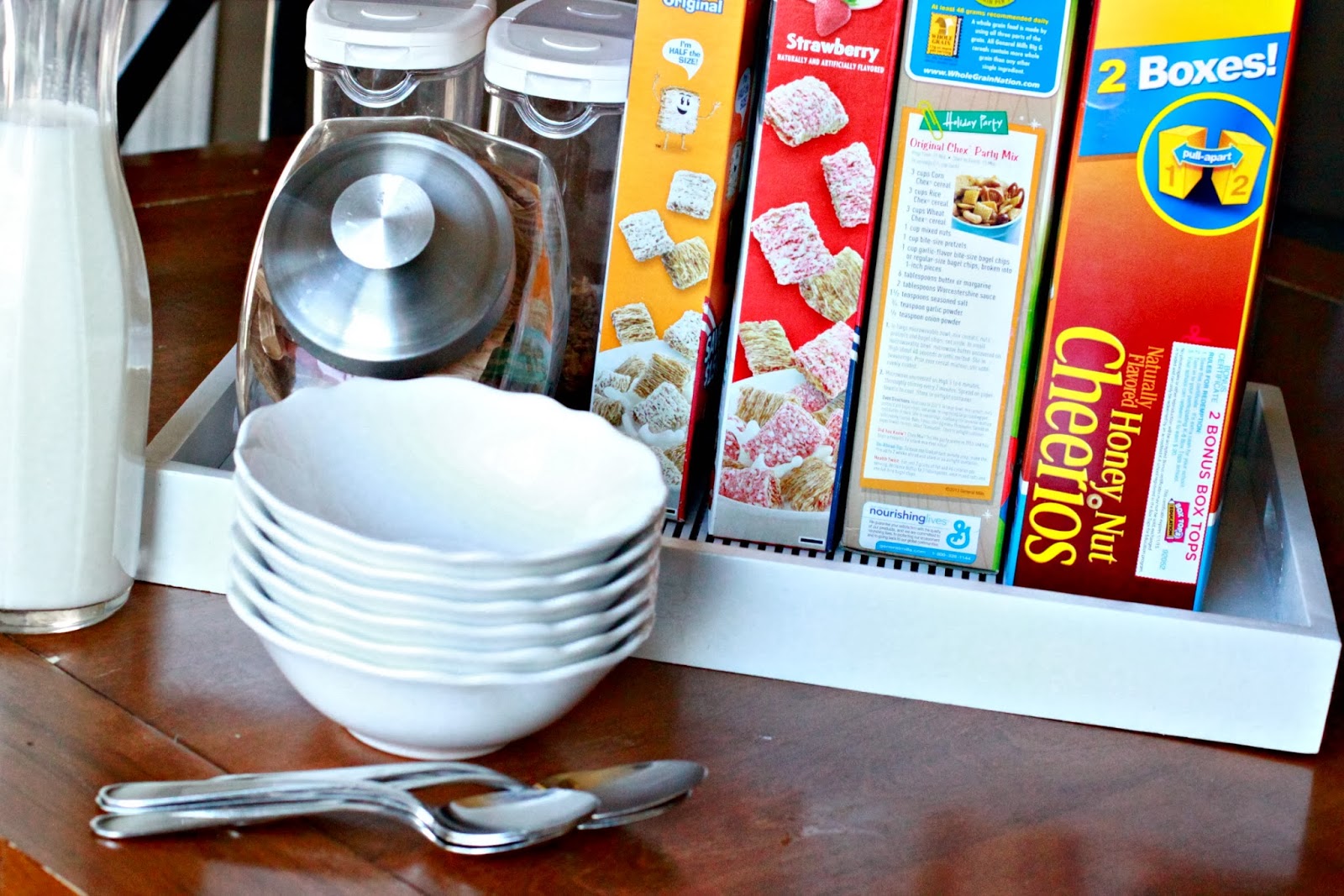Larissa Another Day: Breakfast Command Center Tray {Project Pantry}