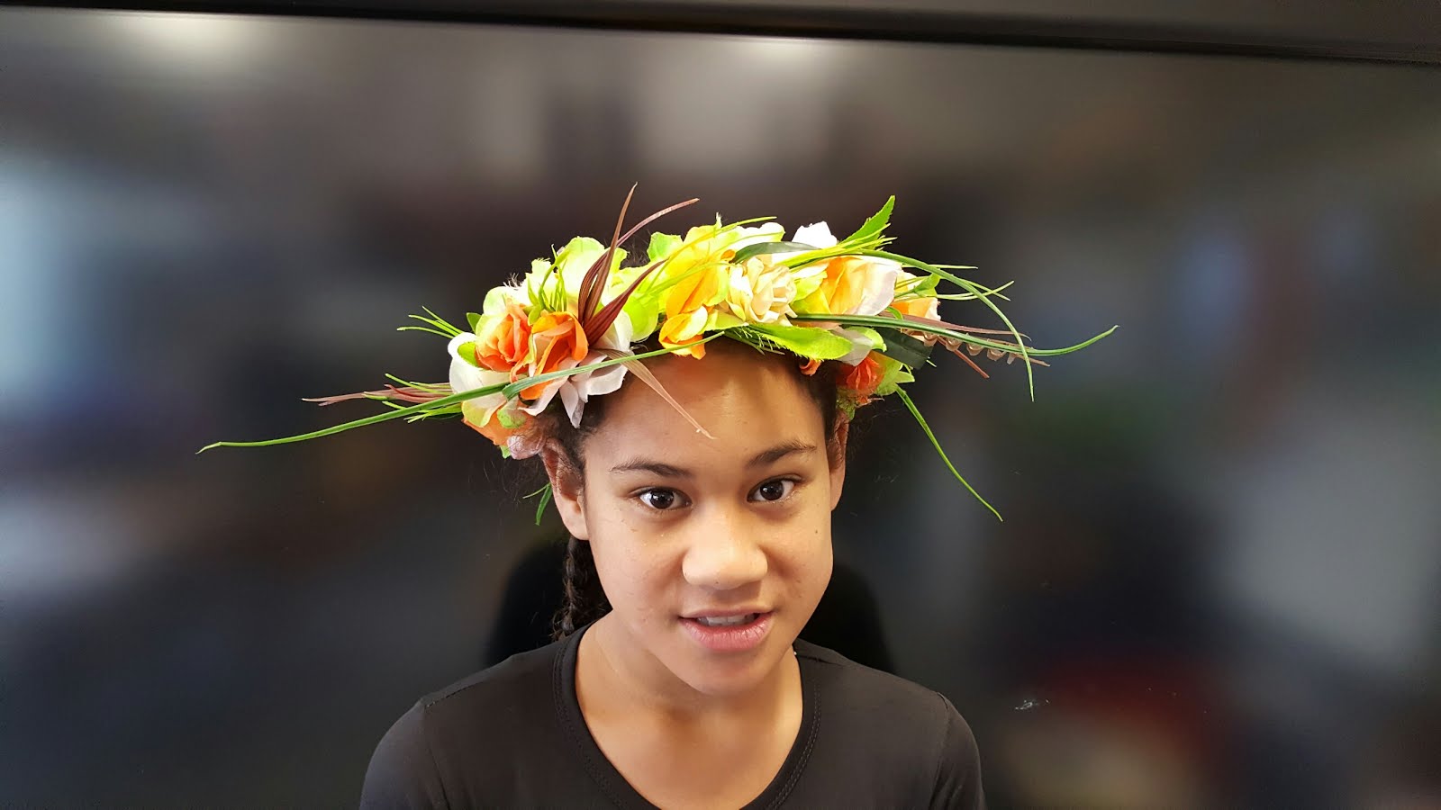 Room 19: "CHEEKY CHEETAHS" : Ei - Cook Island Headpiece