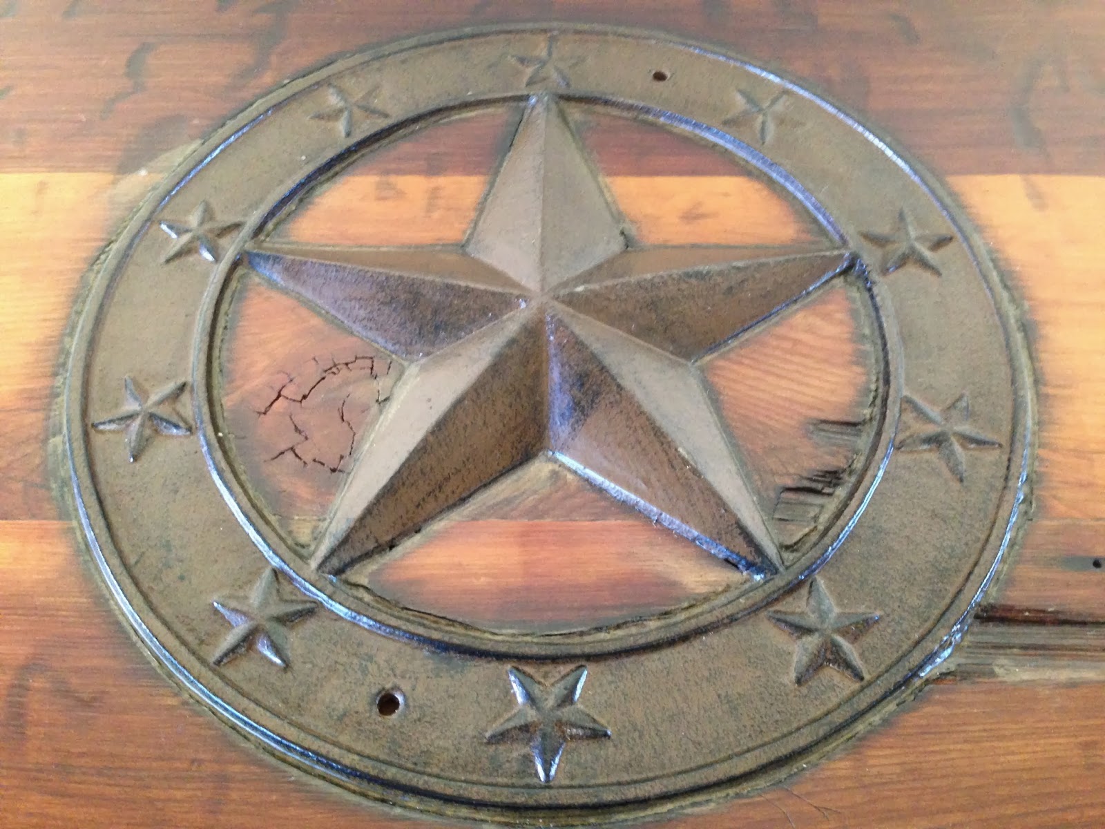 Rock Solid Tables: Texas Star Coffee Table $425