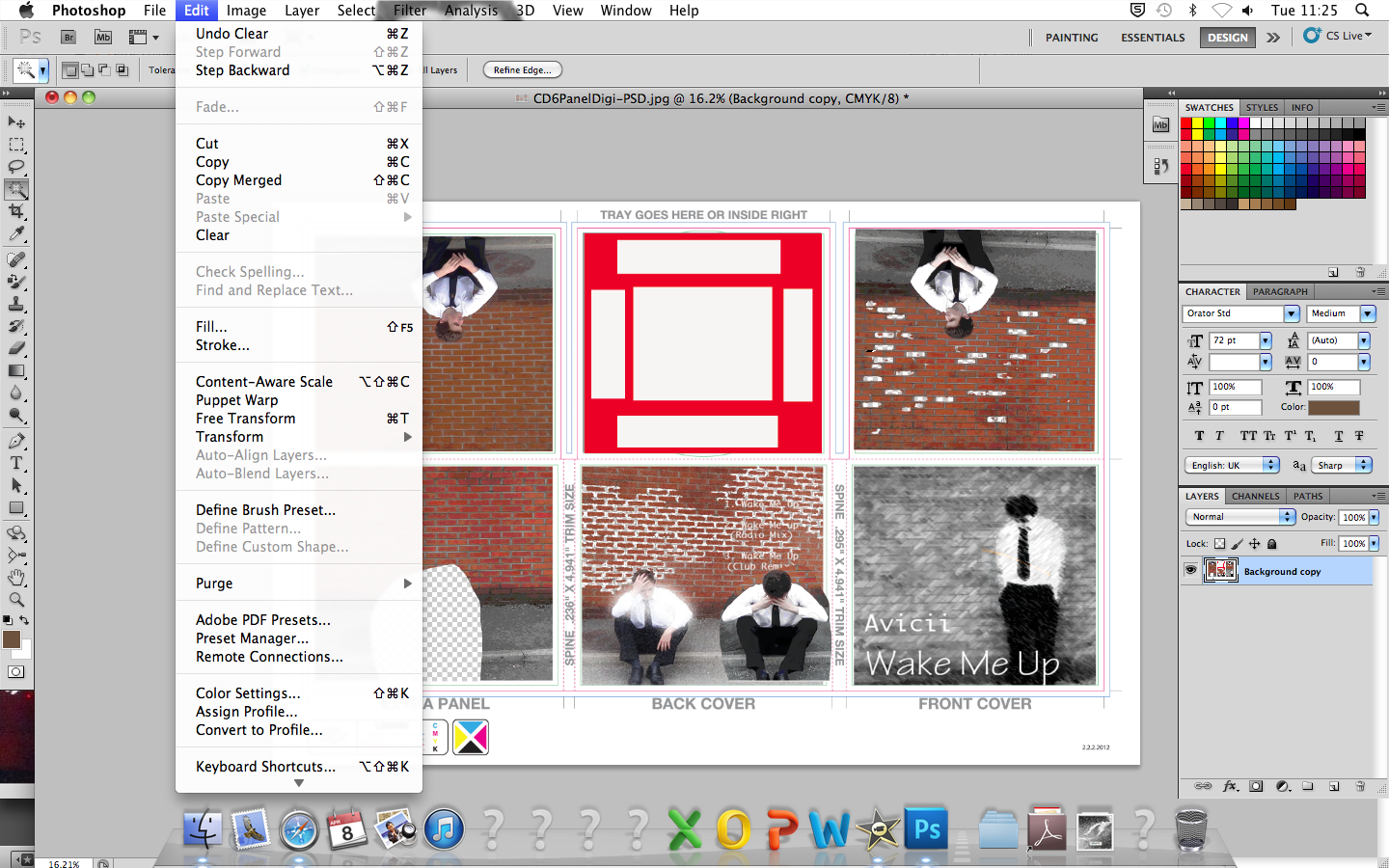 A2 Media Portfolio: Developments In Full Digipak Idea