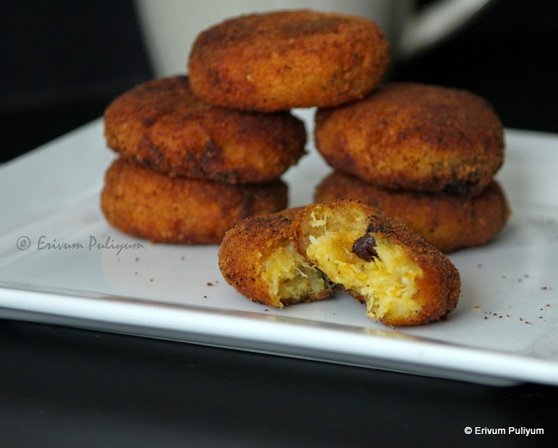 Erivum Puliyum: Ethakka(Nendran Pazham) Cutlet | Ripe Plantain Cutlet ...
