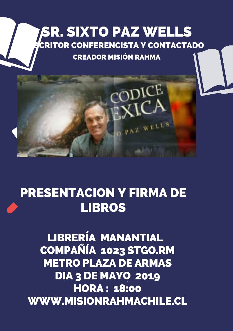 Agenda de Sixto Paz Wells : Sixto Paz comparte: Presentación y Firma de ...