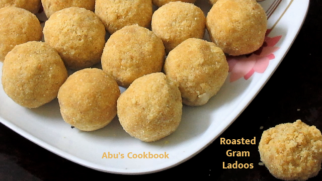 Roasted gram ladoos | Maa ladoo | Pottu kadalai ladoos | Porikadalai ...