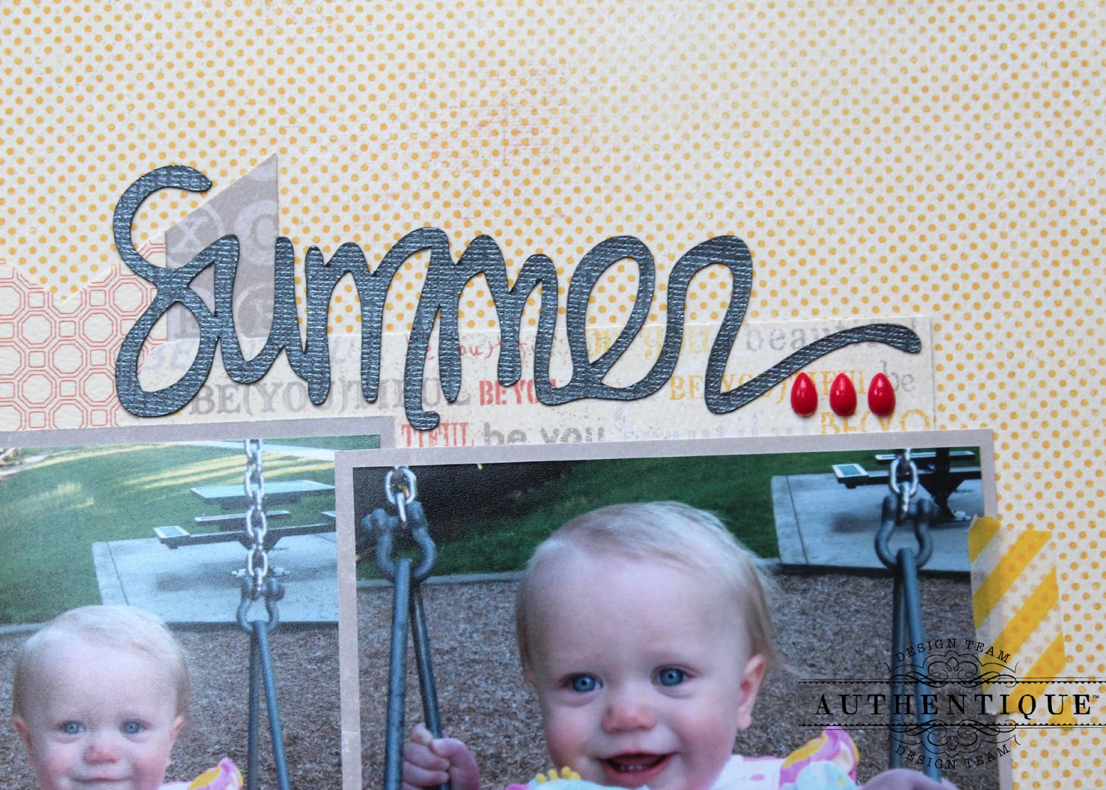 goldiecar designs: AUTHENTIQUE PAPER: Be(You)tiful Baby!