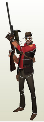 Team Fortress 2 Sniper Papercraft | Papercraft Paradise | PaperCrafts ...