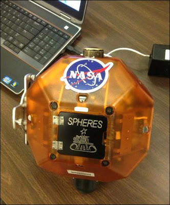 Suburban spaceman: Nasa Sphere Satellites in the ISS
