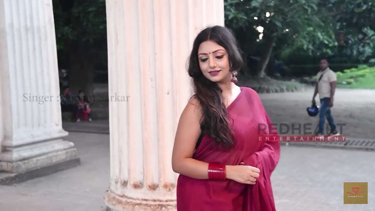 Rupsa saha unseen pink saree photoshoot | Red Heart Entertainment ...